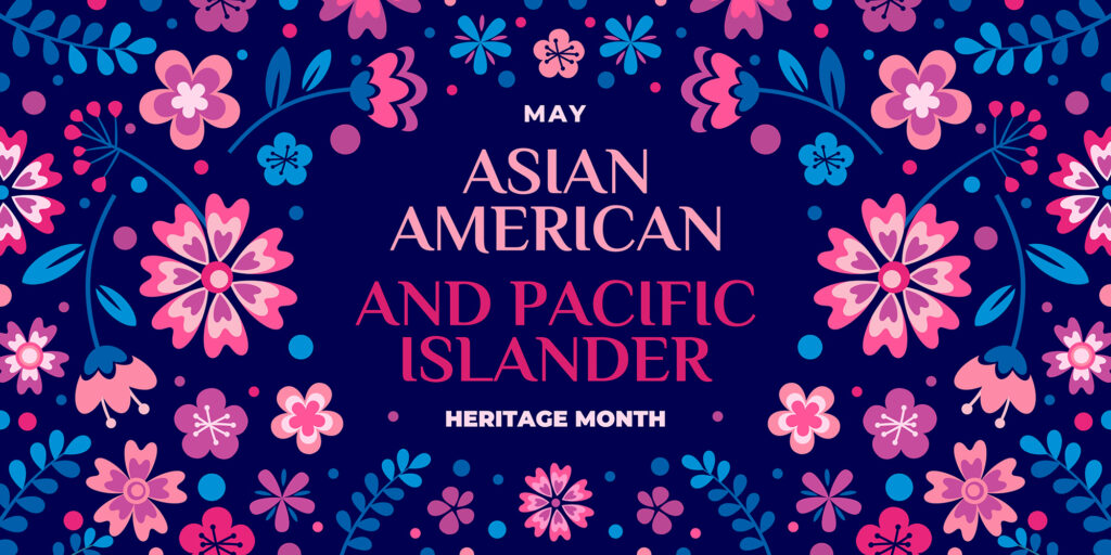 Asian American and Pacific Islander Heritage Month. Vector banner for ...